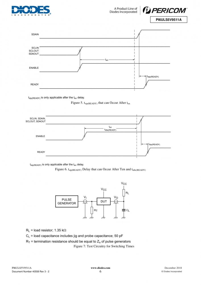 PI6ULS5V9511AUEX technical document page 6