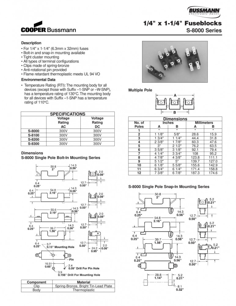 EATON S-8000 series technical document page 1