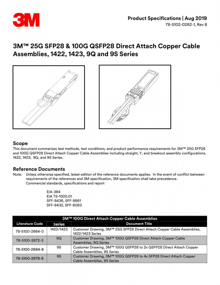 3M 9Q Series technical document page 1