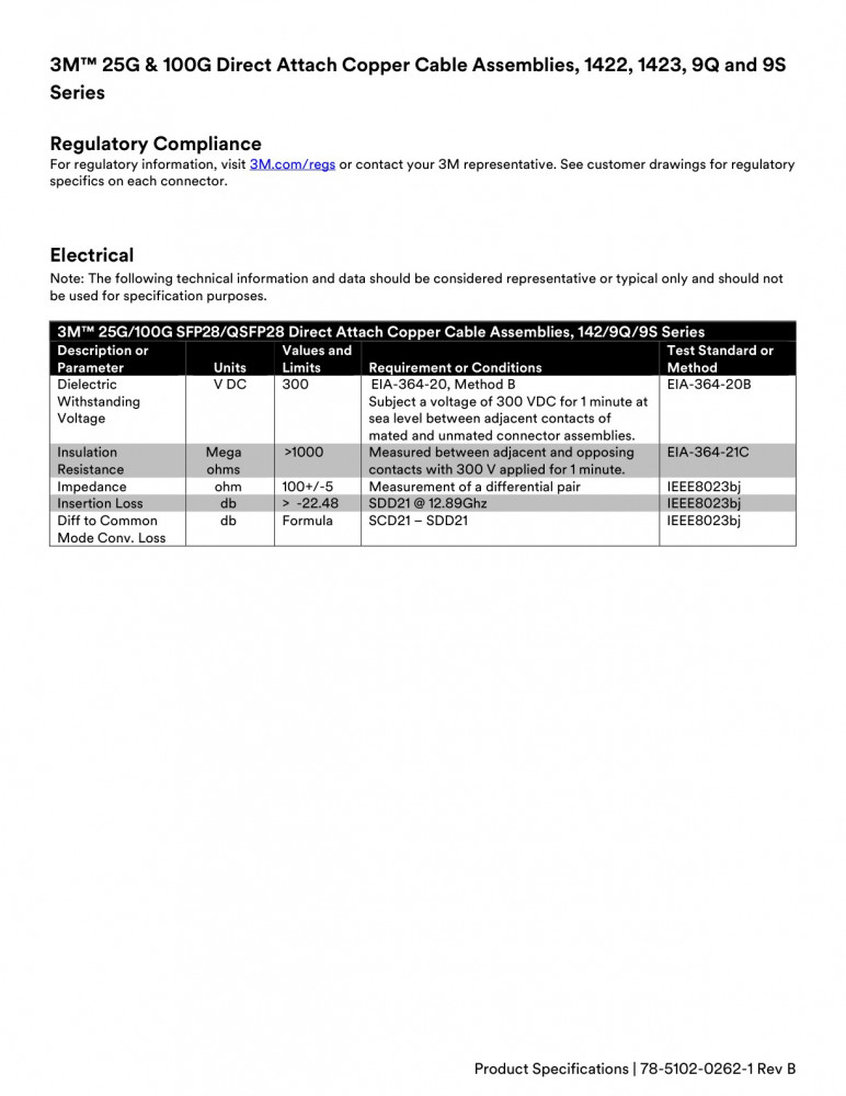 3M 9Q Series technical document page 3