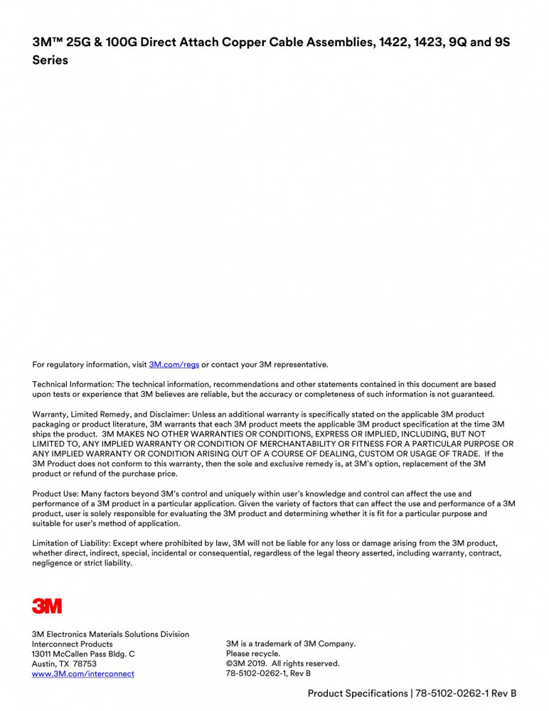 3M 9Q Series technical document page 6
