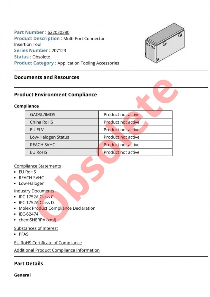 Tooling document preview, page image 1