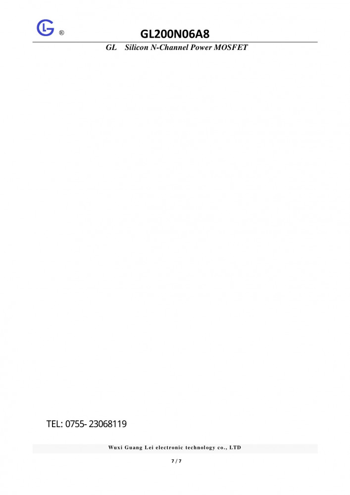 GL200N06A8 datasheet page 7