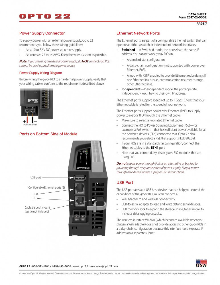 GRV-R7-MM1001-10 documentation page 7