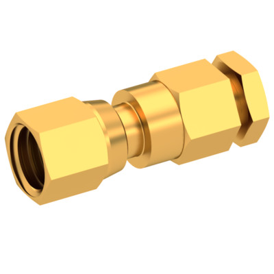 SMC / STRAIGHT PLUG FEMALE SOLDER CLAMP FOR .085''/50 SR GOLD