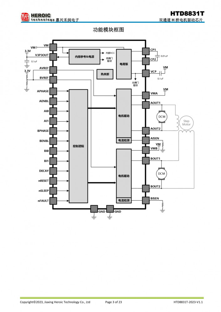 HTD8831TTPN datasheet page 3