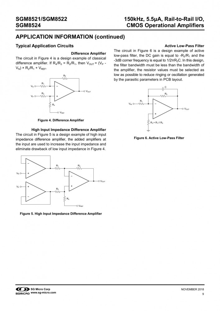 SGM8521 datasheet page 9