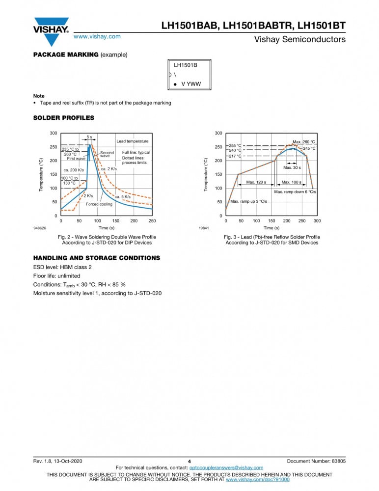 LH1501 datasheet page 4