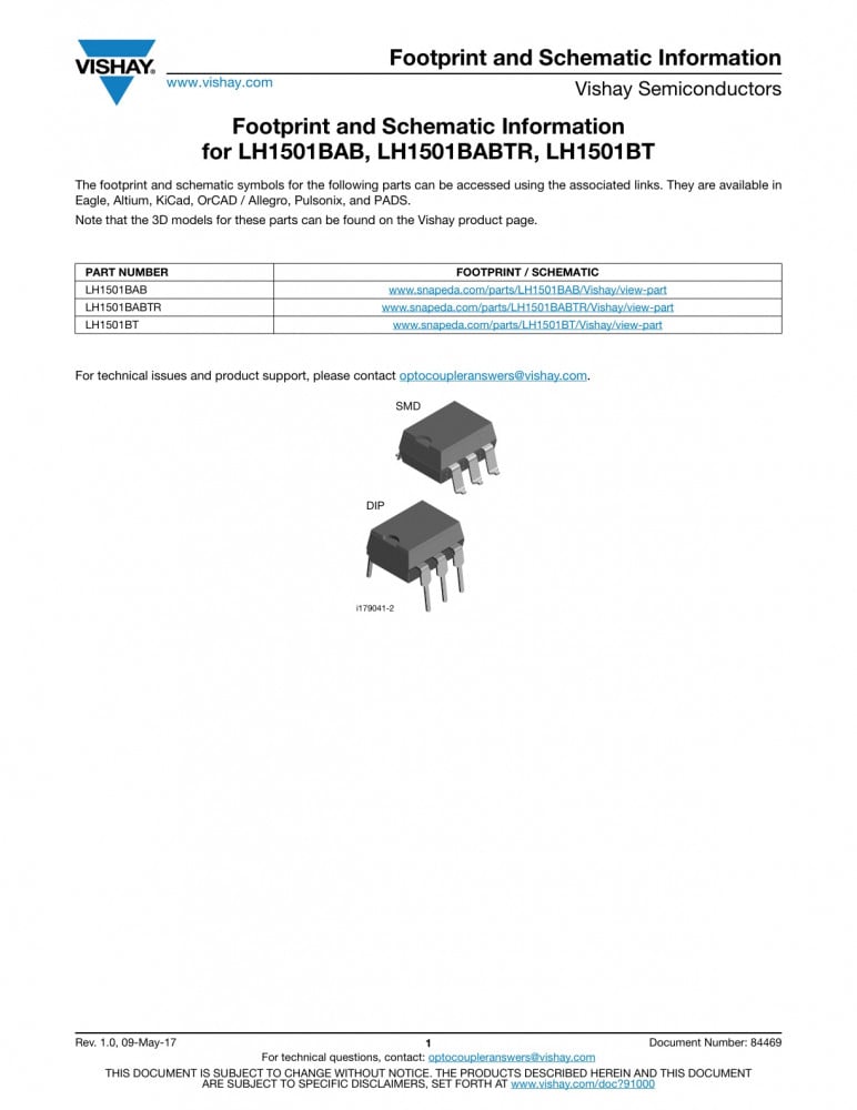 LH1501 datasheet page 5