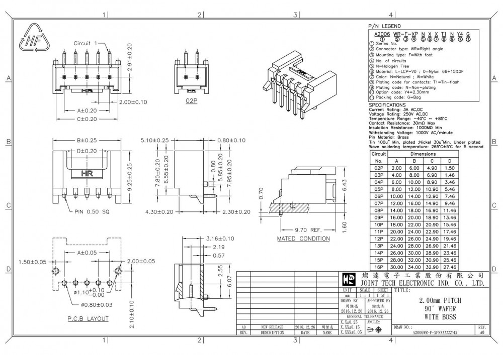 A2006WR-F-02PN0WT1NY4G technical document preview