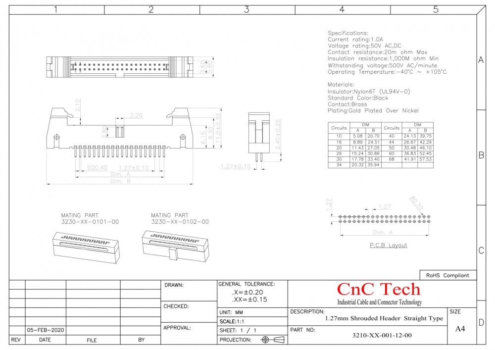 CNC Tech 3210-40-001-12-00 technical document preview