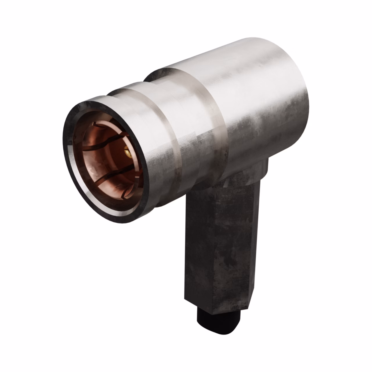 SMB Plug, Right-Angle, Crimp, Motorola 30C09638T Cable, Die Cast Body, Nickel (Ni) Plated, Tray, 50 Ohms for sale