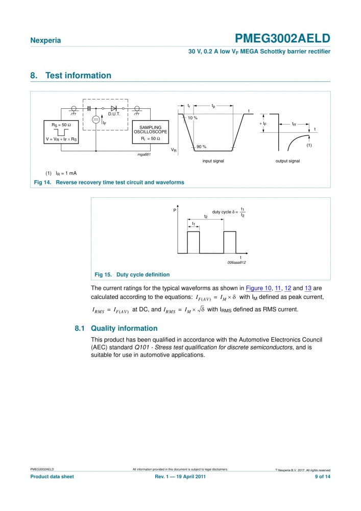 PMEG3002AELD datasheet page 9