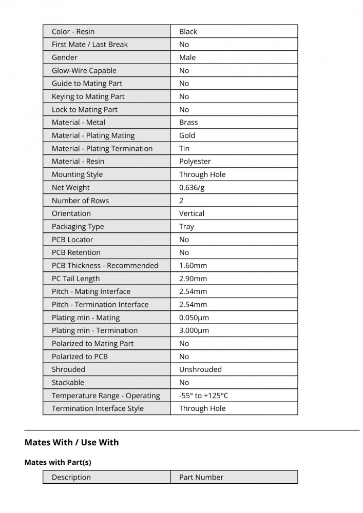 MOLEX 901311085 technical document image 3