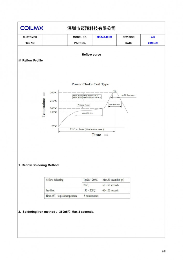 MSA43-101M approval document page 8