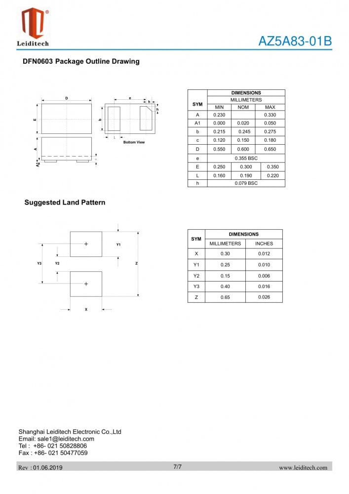 AZ5A83-01B datasheet page 7
