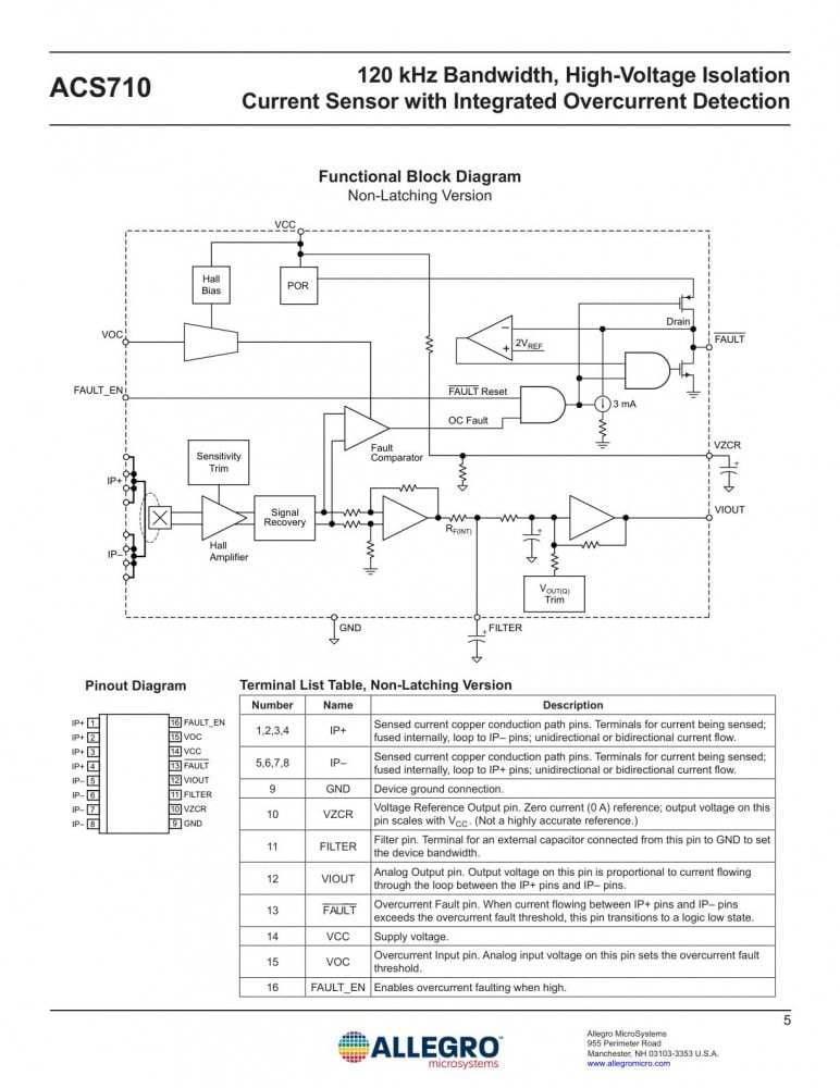 ACS710 datasheet page 5