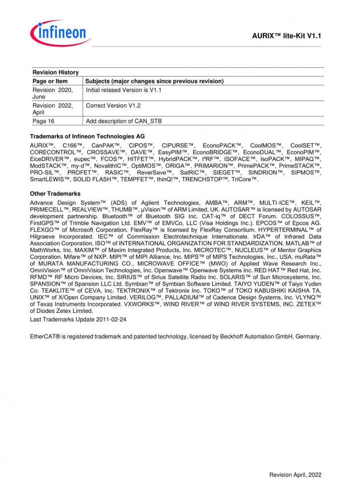 AURIX TC275 lite Kit manual page 3