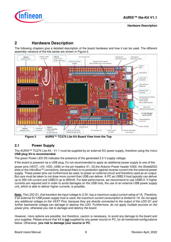 AURIX TC275 lite Kit manual page 8