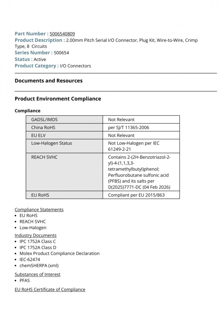 5006540809 technical document image, page 1