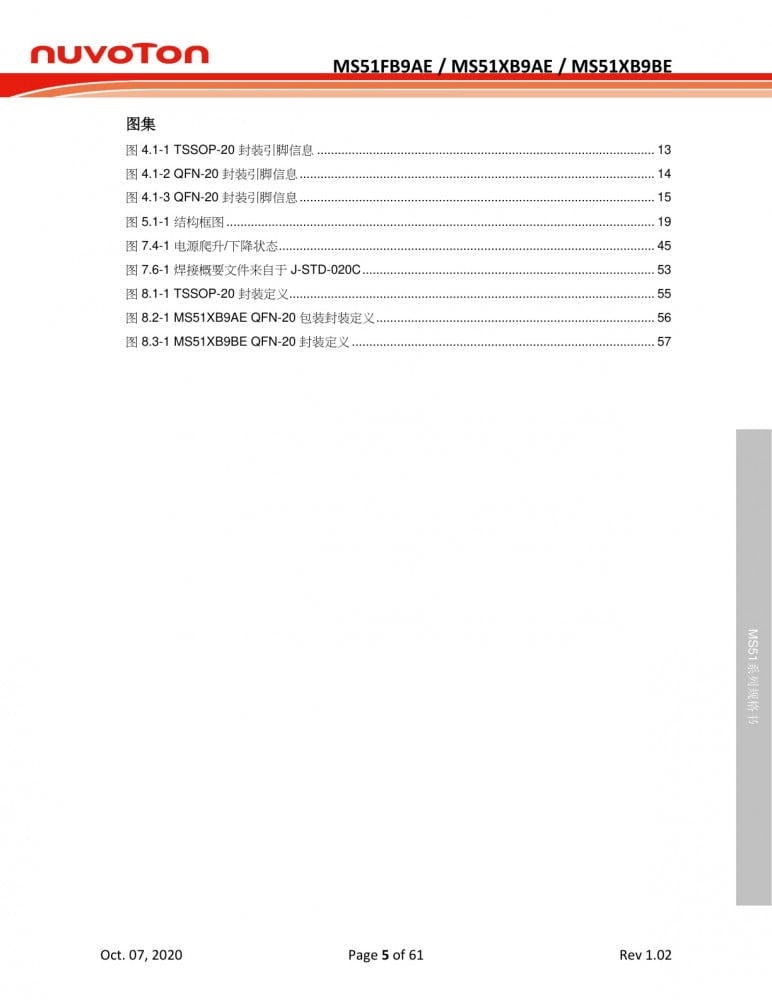 MS51XB9AE datasheet page 5