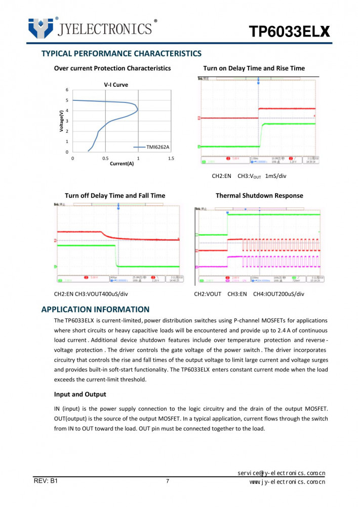 TP6033ELX datasheet page 7