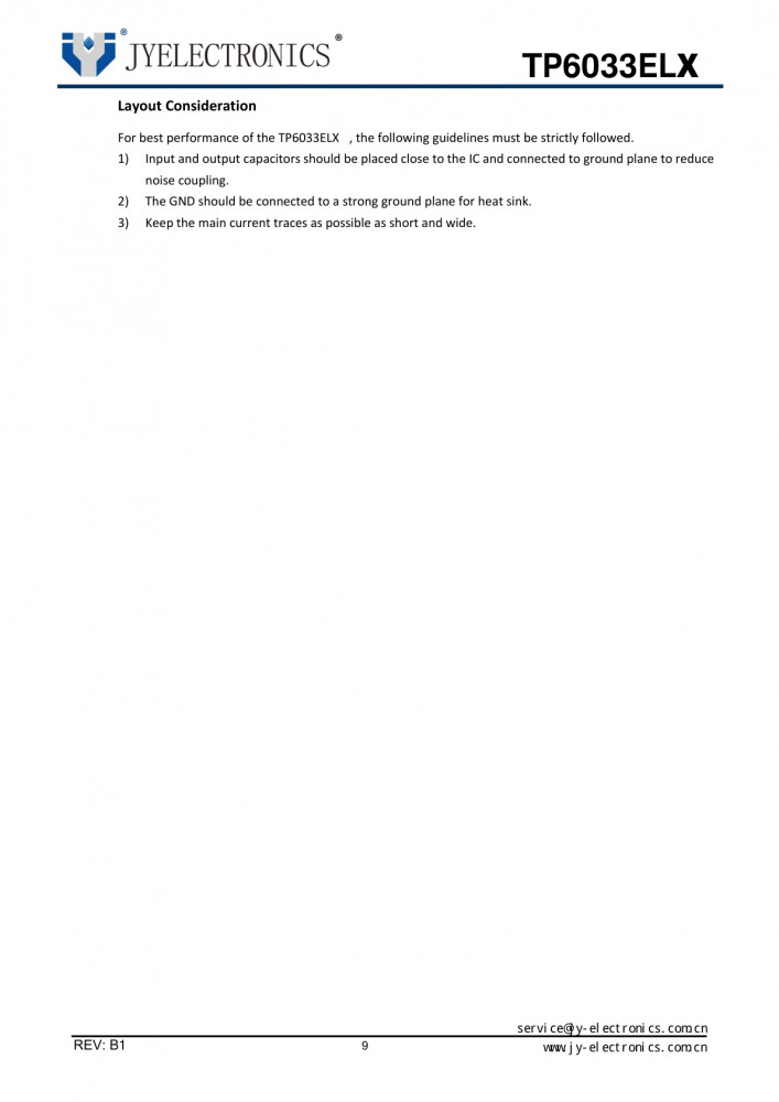 TP6033ELX datasheet page 9