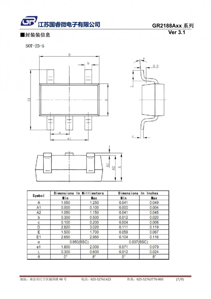 GR2188A22M3G datasheet page 7