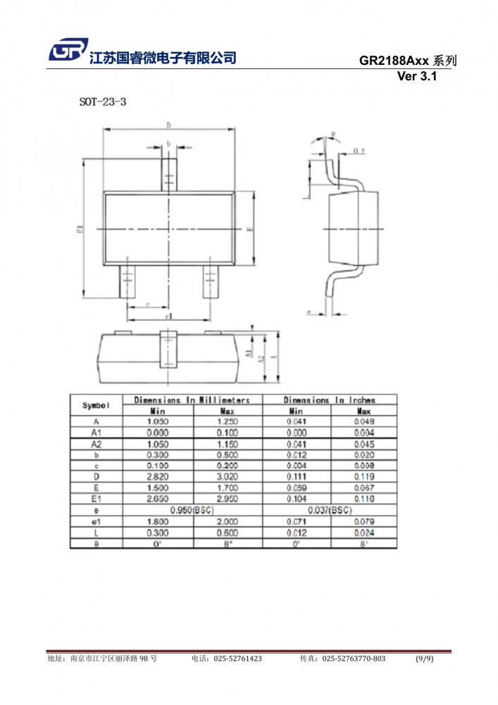 GR2188A22M3G datasheet page 9