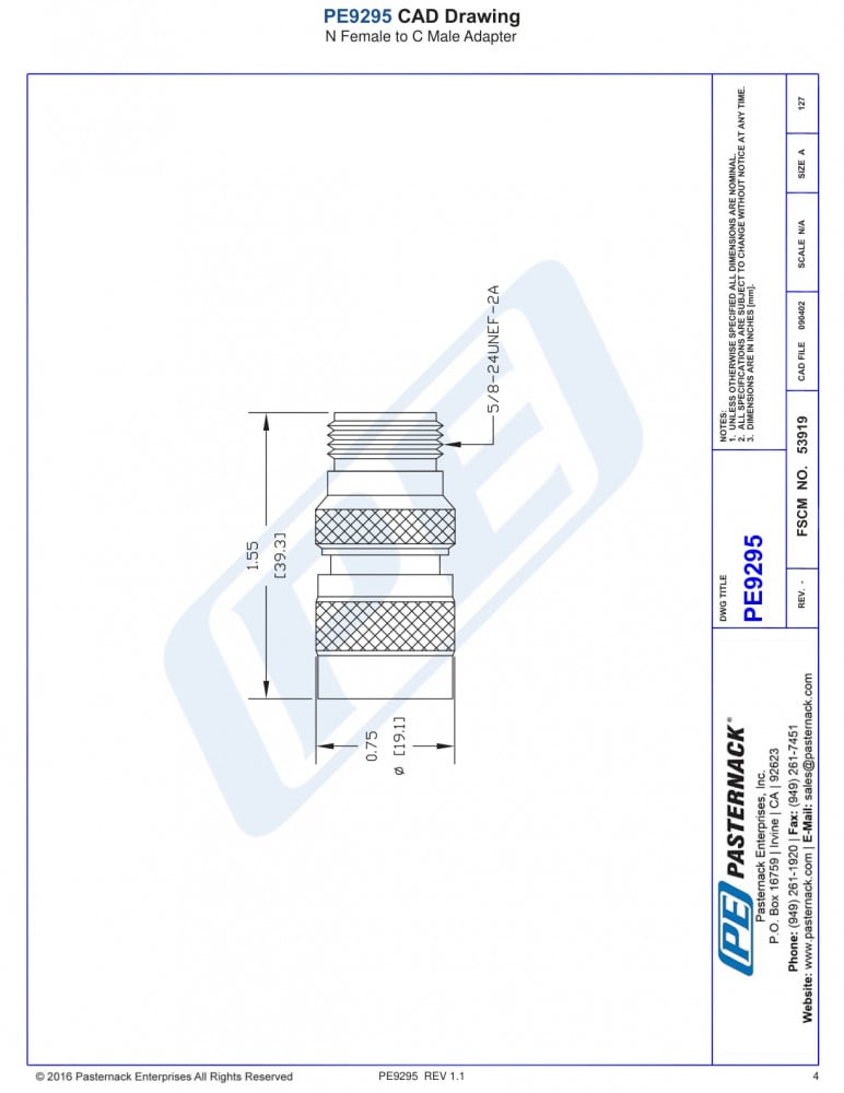 PE9295 datasheet page 4