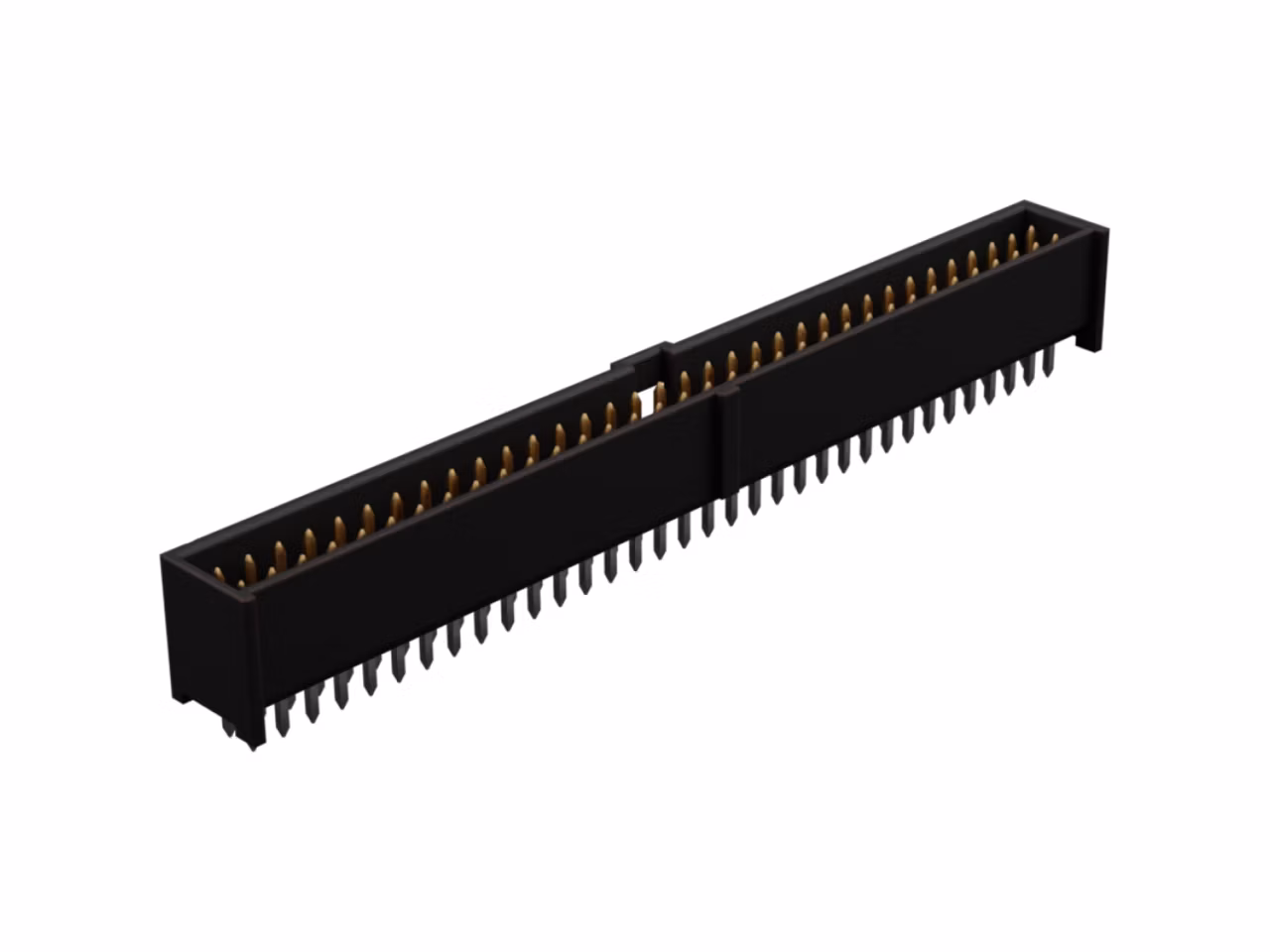 C-Grid III PCB Header, 2.54mm Pitch, Through Hole, Dual Row, Vertical, Shrouded, 2.90mm Tail Length, 68 Circuits, 0.38µm Gold (Au) Plating for sale