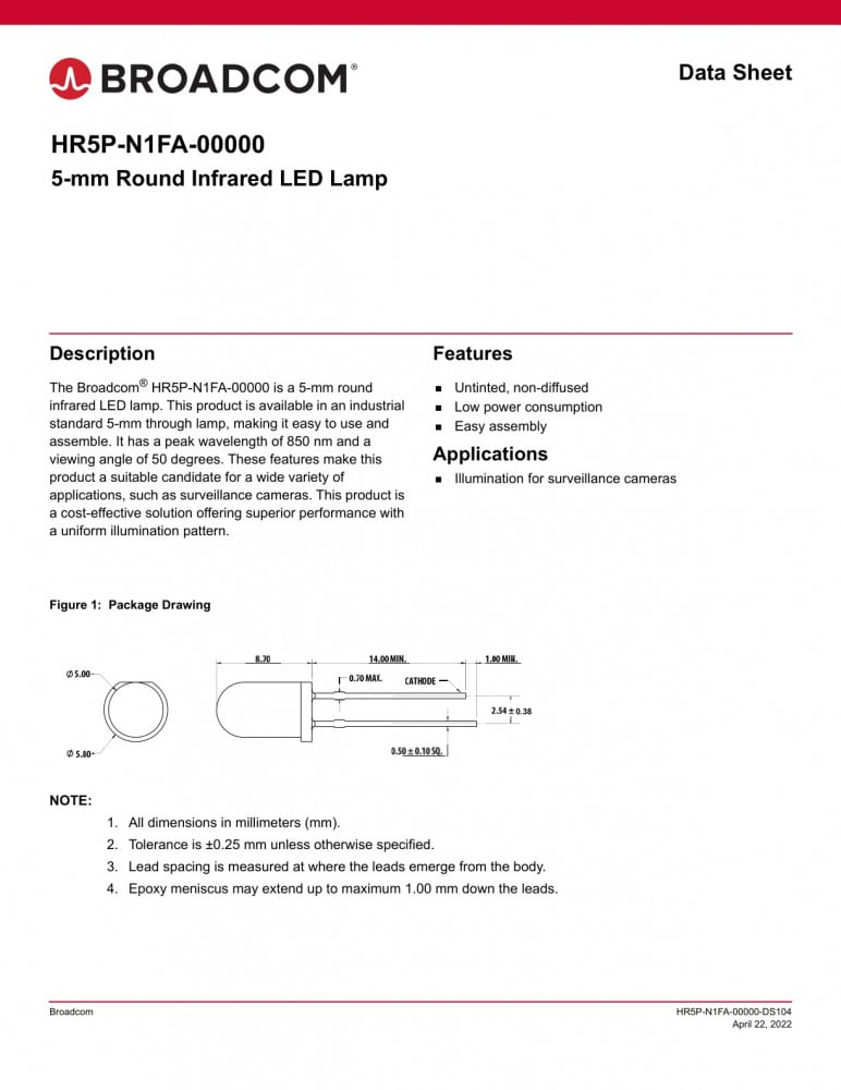 HR5P-N1FA-00000 datasheet page 1