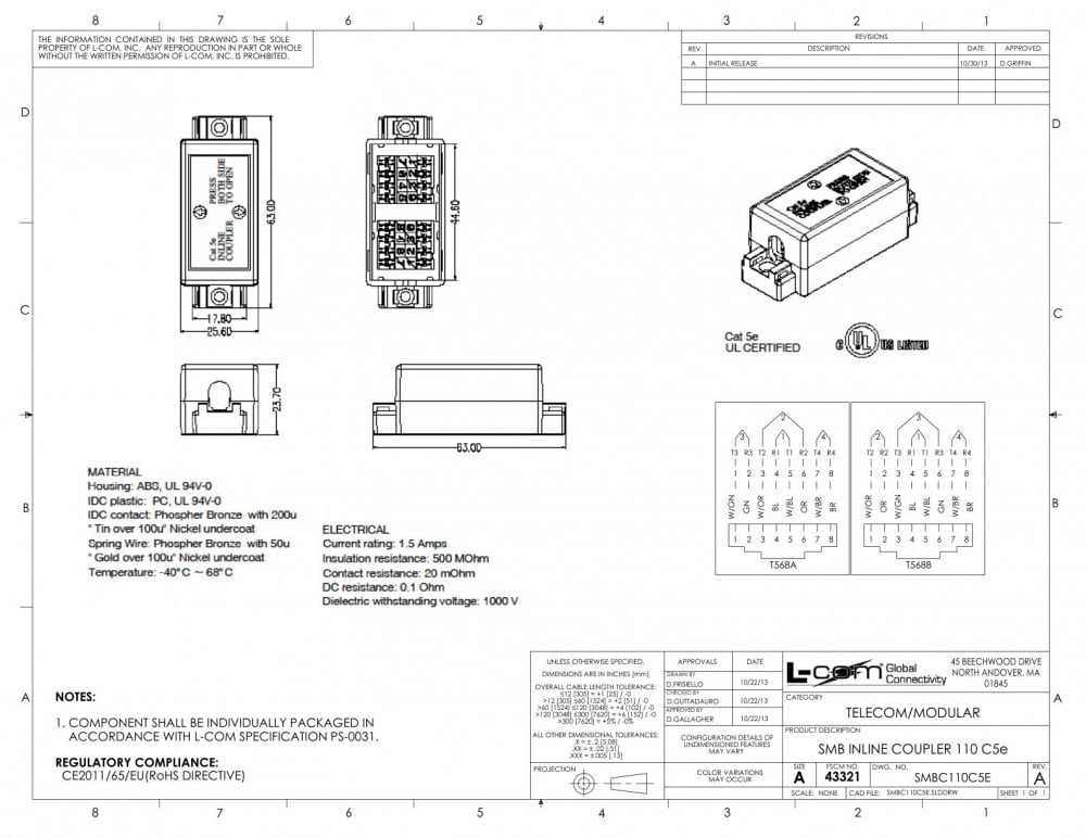 SMBC110C5E technical document preview