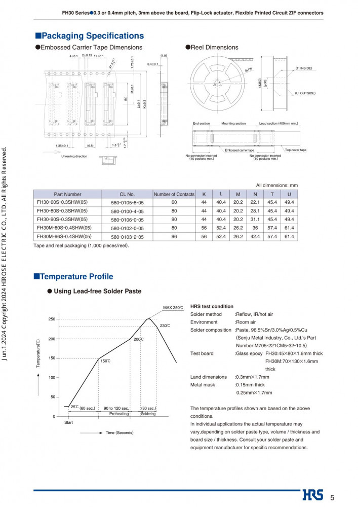 FH30 Series documentation page 5