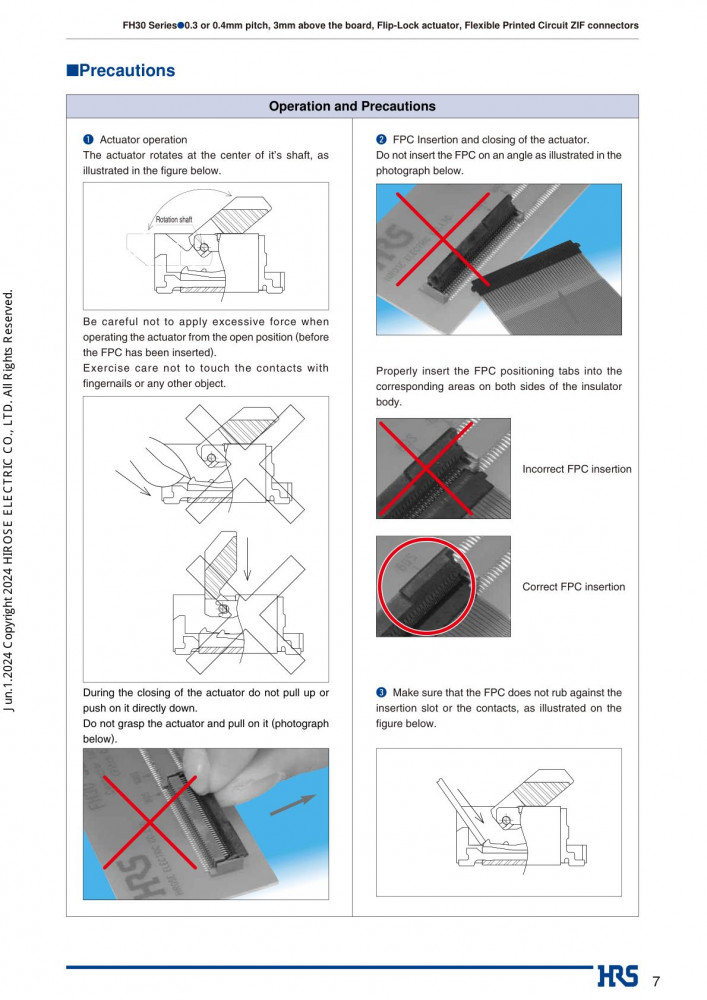FH30 Series documentation page 7