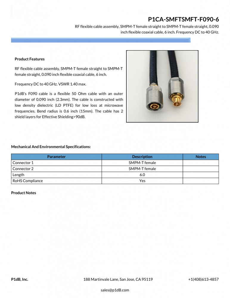 Technical document image for P1CA-SMFTSMFT-F090-6