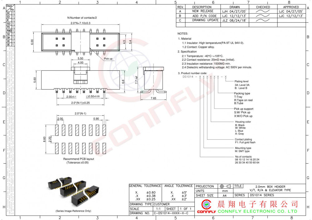 DS1014-14SF1B-B technical drawing page 2