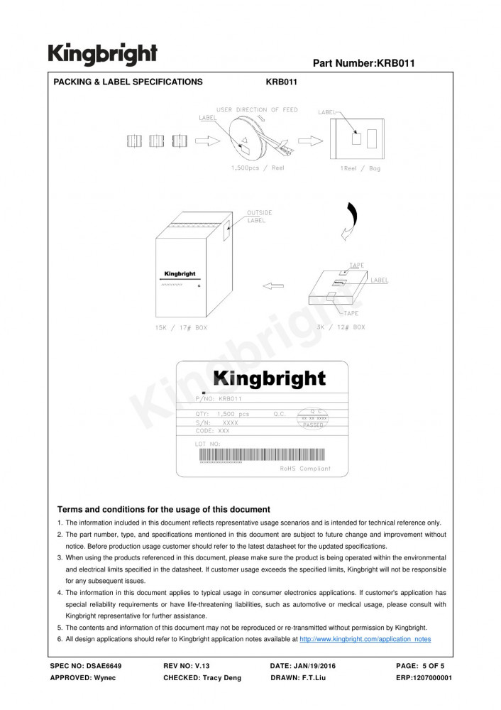 KRB011 datasheet page 5