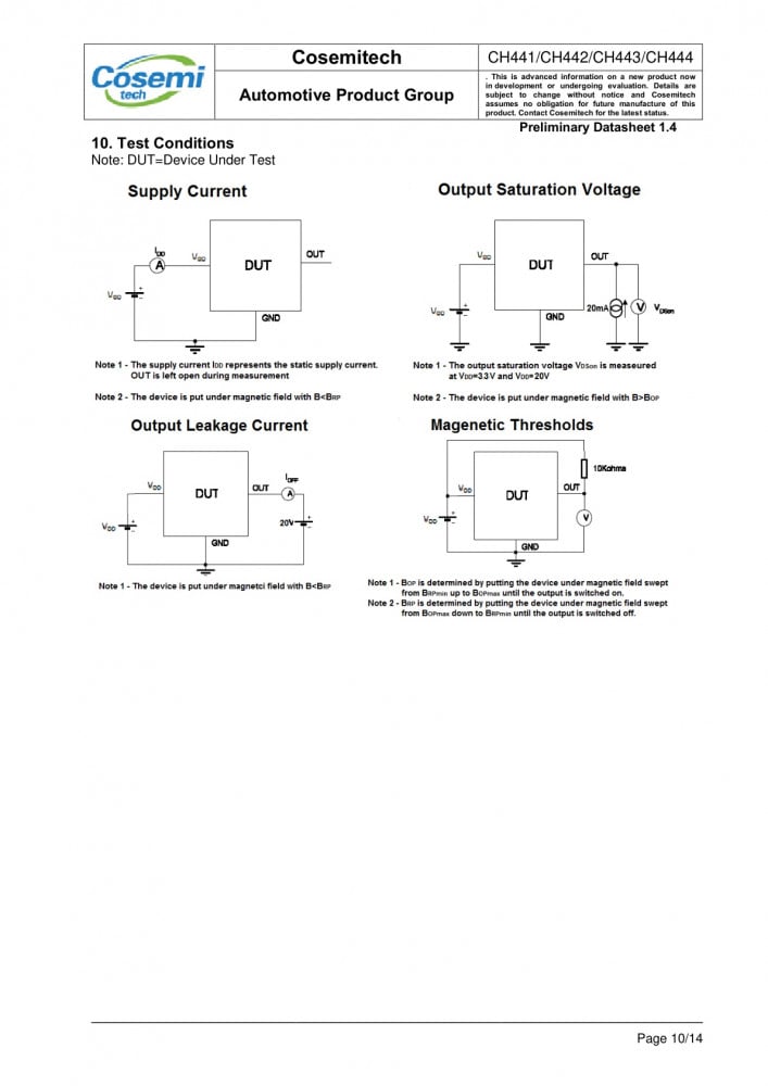 CH442SR datasheet page 10