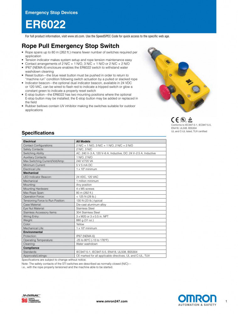 ER6022 technical document page 1