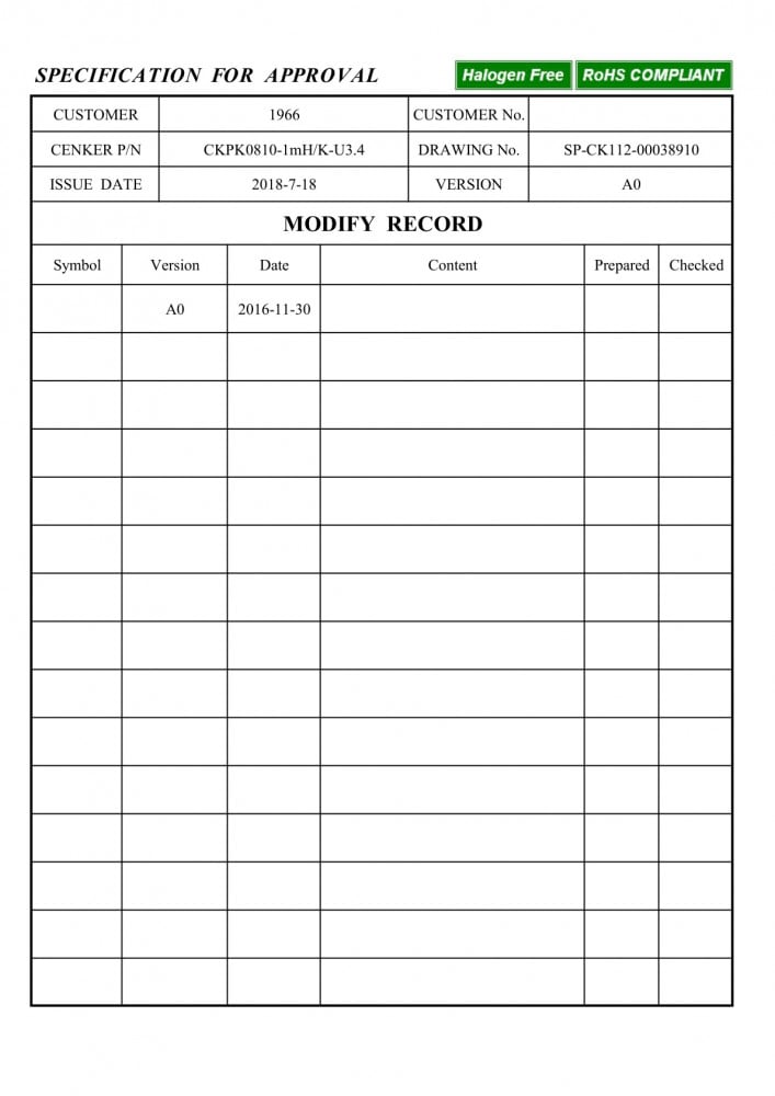 CKPK0810-1mH/K-U3.4 specification page 2