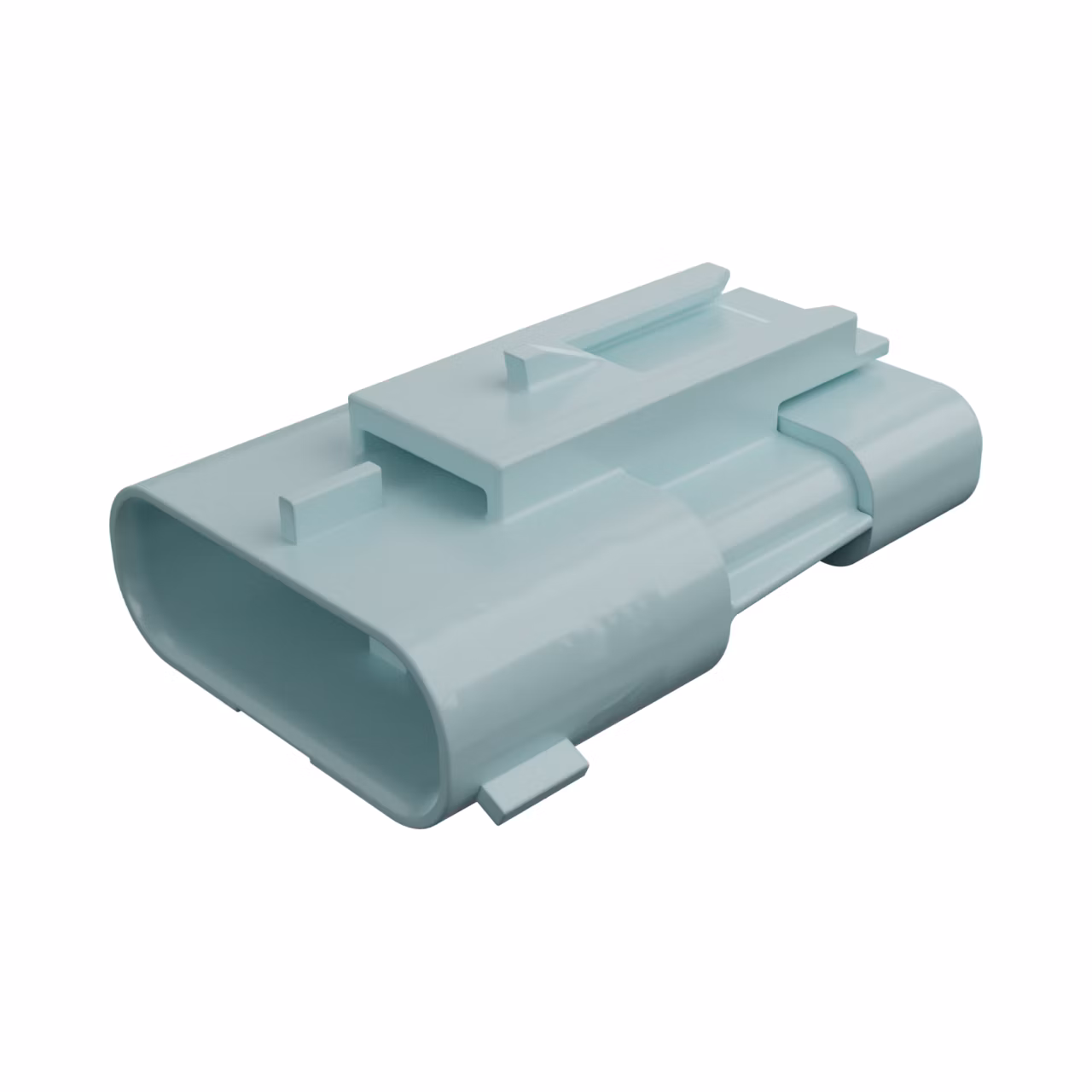 Squba Sealed Plug Assembly with Clipslot, 1.80mm Pitch, Single Row, 10 Circuits, Mint for sale