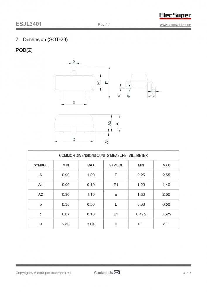 ESJL3401 datasheet page 4