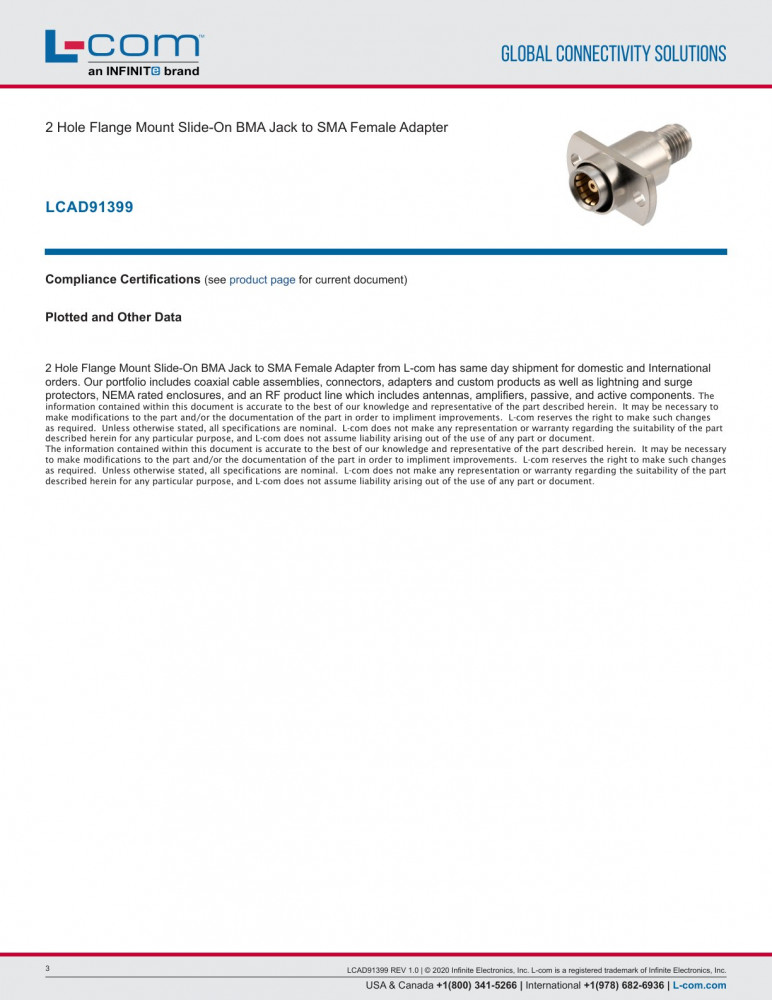 LCAD91399 product documentation page 3