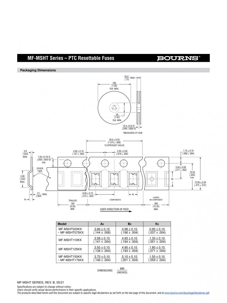 MF-MSHT series datasheet page 5