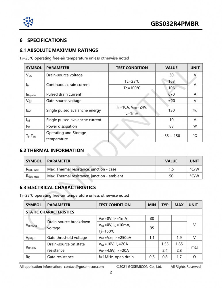 GBS032R4PMBR datasheet page 2