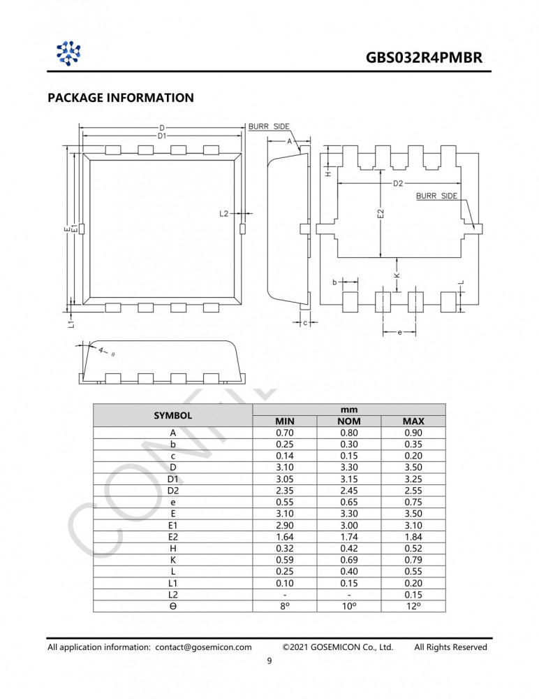 GBS032R4PMBR datasheet page 9