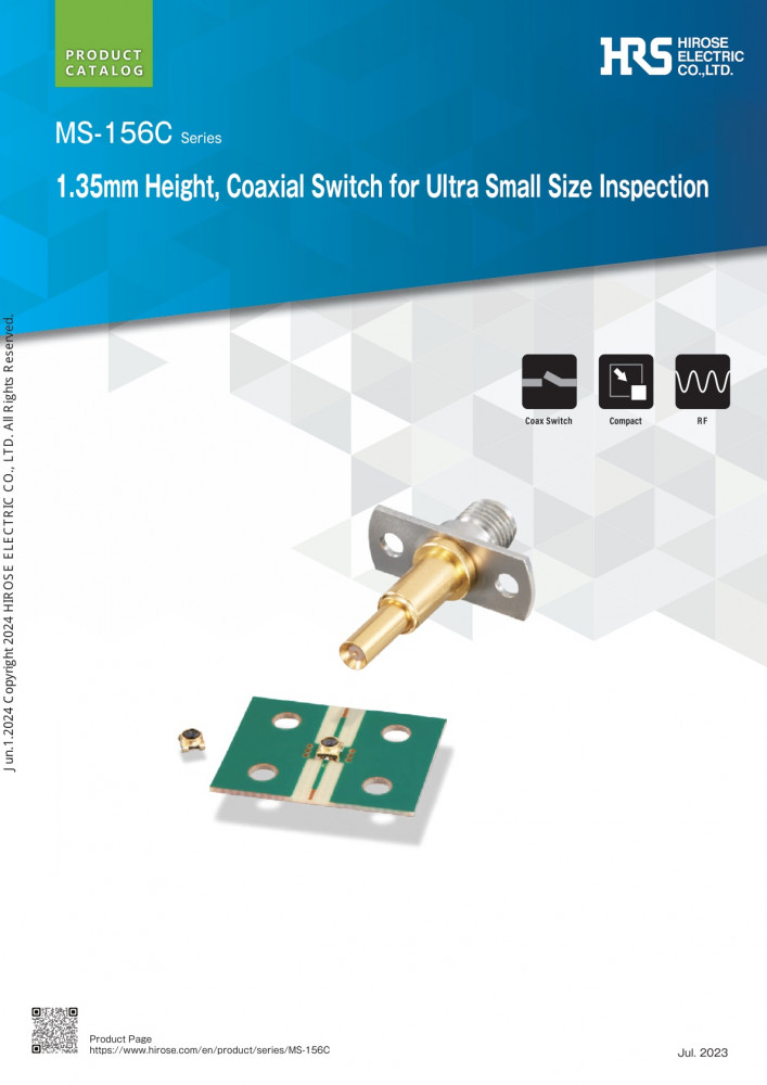 HRS MS-156C datasheet page 1