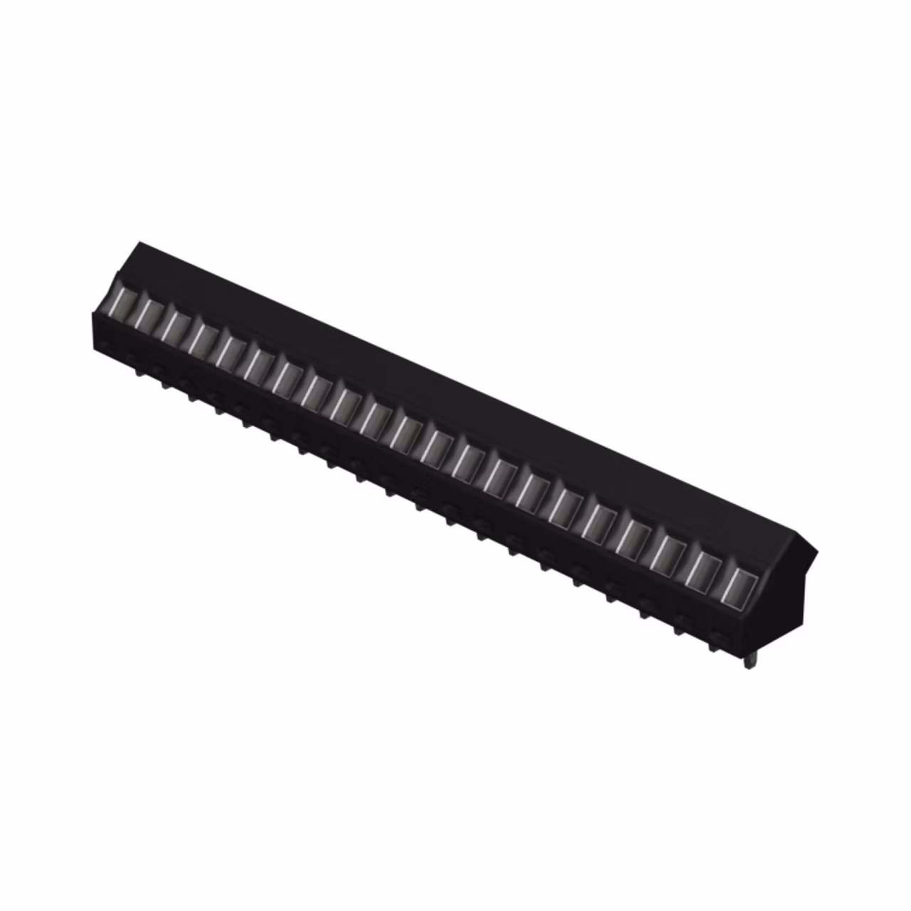 5.00mm Pitch Eurostyle 45° Wire Entry Fixed Mount PCB Terminal Block, 21  Circuits for sale