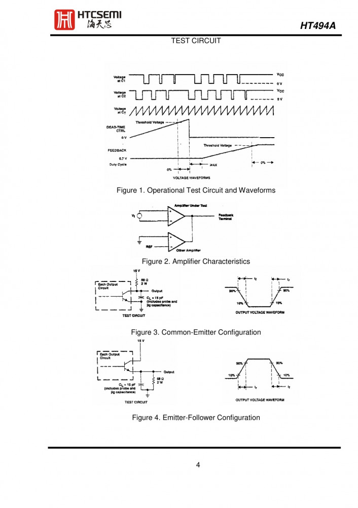 HT494ARZ datasheet page 4